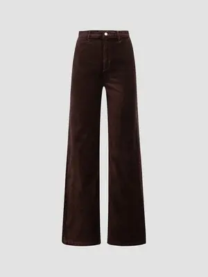 Joe's Jeans The Mia Petite Cotton-blend Velveteen Jeans - Coffee Bean