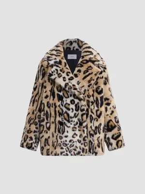 Joe's Jeans The Double-breasted Faux-fur Coat