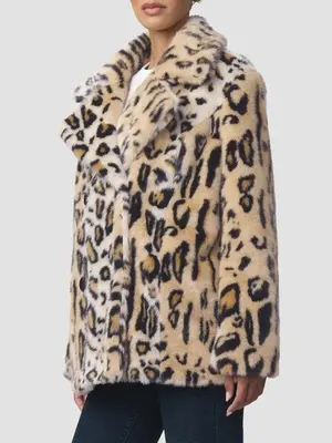 Joe's Jeans The Double-breasted Faux-fur Coat