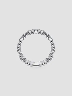 GABRIEL & CO Bujukan & White Sapphire Triple-band Ring - Sterling Silver