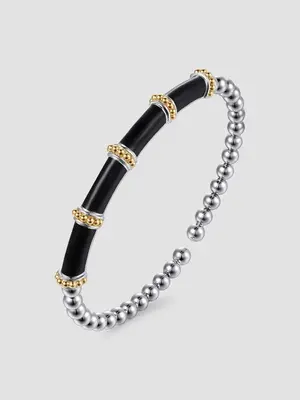 GABRIEL & CO Bujukan 14k Yellow Gold Split Bangle