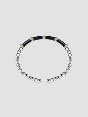 GABRIEL & CO Bujukan 14k Yellow Gold Split Bangle