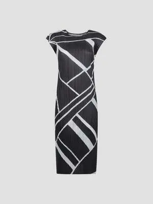 Issey Miyake Pleated Polyester Dress