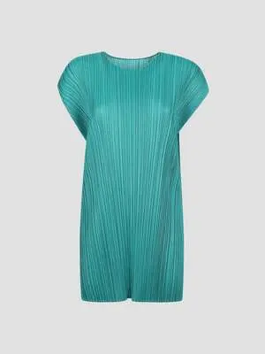 Issey Miyake Sculpted Pleated Dress
