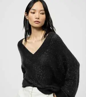 Brunello Cucinelli Embellished V-neck Sweater