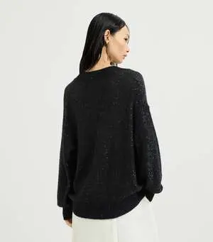 Brunello Cucinelli Embellished V-neck Sweater