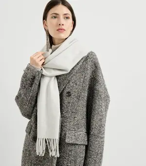 Brunello Cucinelli Cashmere Fringed Scarf