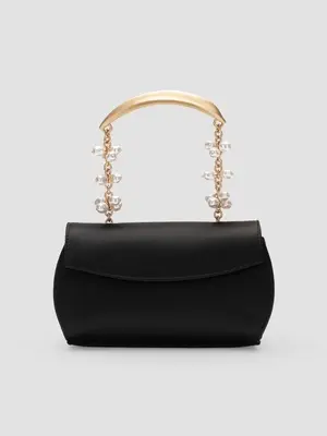 Cult Gaia Fiona Top Handle Bag - Black