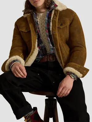 Polo Ralph Lauren Merino Shearling Button-down Jacket