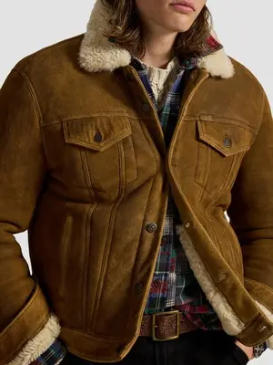 Polo Ralph Lauren Merino Shearling Button-down Jacket