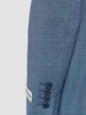 Emporio Armani Micro-textured Wool Single-breasted Suit