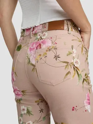 Kobi Halperin Leigh Floral Cotton Twill Pants