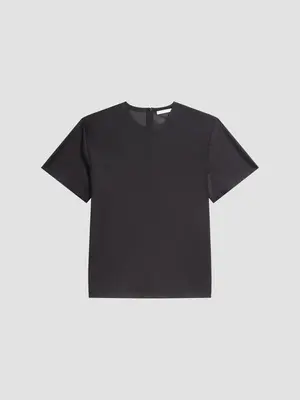 Helmut Lang Voile Crewneck T-shirt - Black