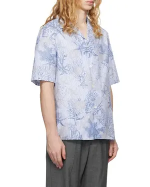 Versace Barocco Sea Printed Short-sleeved Shirt