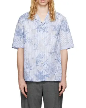 Versace Barocco Sea Printed Short-sleeved Shirt
