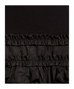 GANNI Solid Color Midi Dress