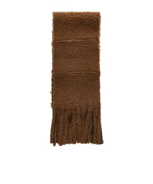 Our Legacy Shearling Fringed Scarf