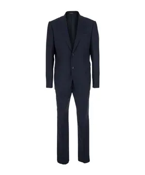 Emporio Armani Two-button Regular-fit Suit - Blue