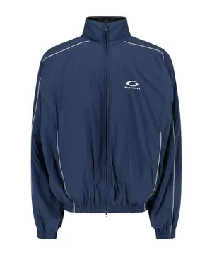 Balenciaga Reversible Zip-up Jacket - Blue