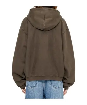 StÜssy Faded-graphic Zip-up Hoodie