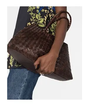 Dragon Diffusion Woven-detail Handbag