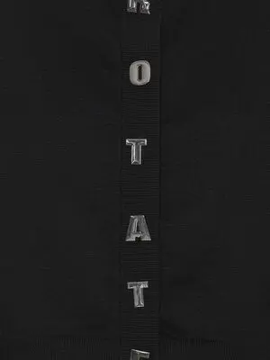 ROTATE BY BIRGER CHRISTENSEN Logo Lettering Crewneck Cardigan
