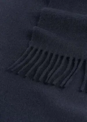 TOTEME Wool Scarf Navy