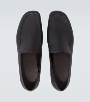 THE ROW Leo Leather Loafers