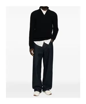 Brioni Half-zip Mockneck Jumper