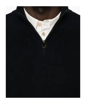 Brioni Half-zip Mockneck Jumper