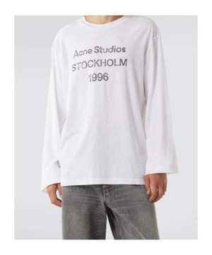 Acne Studios Logo Cotton-blend Jersey T-shirt