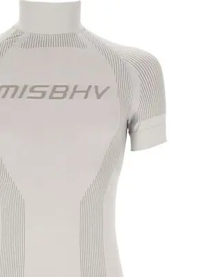 MISBHV Sport Mock Neck Ribbed Top