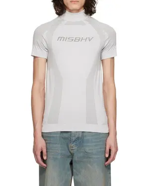 MISBHV Sport Mock Neck Ribbed Top