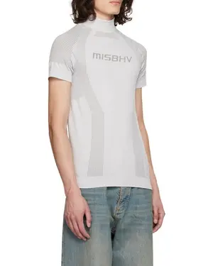 MISBHV Sport Mock Neck Ribbed Top