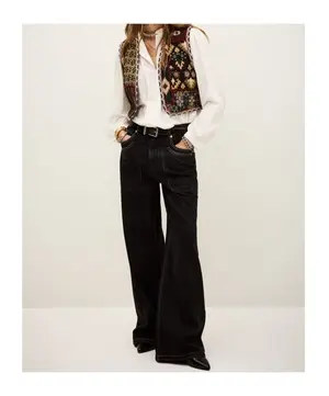 Ba&sh Noel Wide-leg Jeans - Black