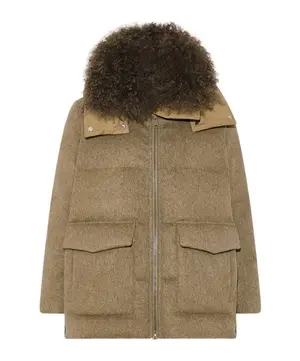 YVES SALOMON Cashmere Hooded Coat