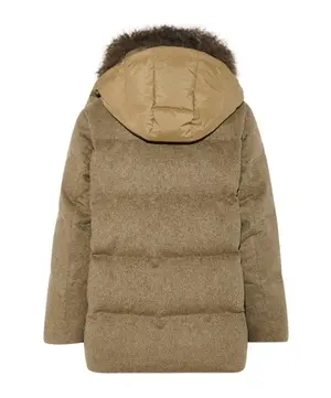 YVES SALOMON Cashmere Hooded Coat