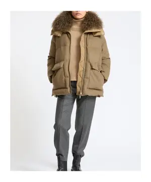 YVES SALOMON Cashmere Hooded Coat
