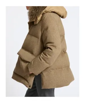 YVES SALOMON Cashmere Hooded Coat