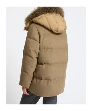 YVES SALOMON Cashmere Hooded Coat
