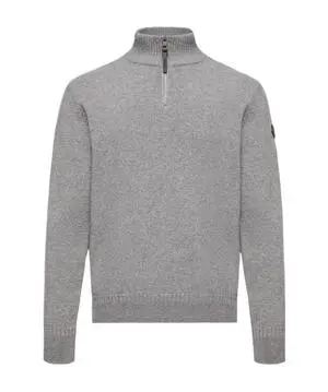 Moncler Wool Cashmere Blend Jumper - Grey