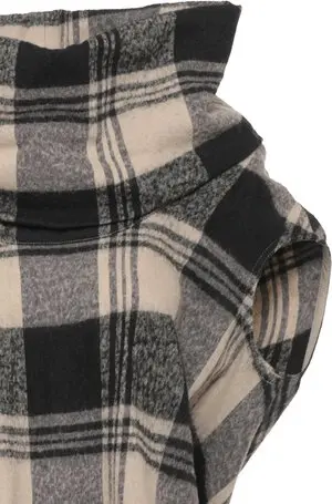 Rick Owens Tartan Asymmetric Blouse