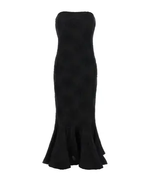 ROTATE BY BIRGER CHRISTENSEN Flower Mesh Flounce Mermaid Dress
