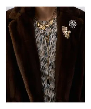 Liu Jo Jacket In Faux Fur