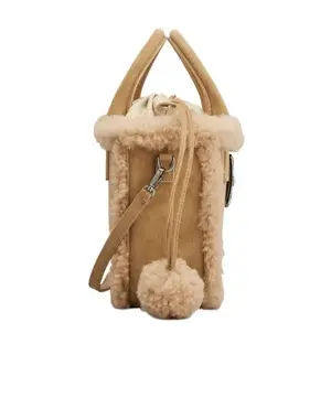 ROGER VIVIER Viv Skate Shearling Tote Bag