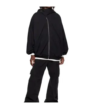 Rick Owens Mountain Asymmetric Zip-up Hoodie