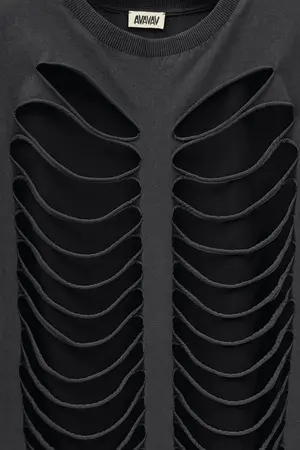 AVAVAV Cut-out Double-layered T-shirt