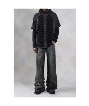 AVAVAV Cut-out Double-layered T-shirt