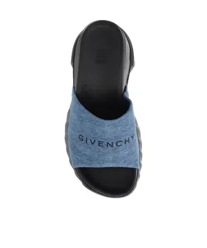 Givenchy Logo Printed Slip-on Sandals