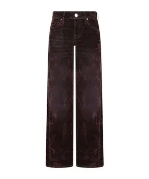 7 For All Mankind Low Straight-leg Jeans